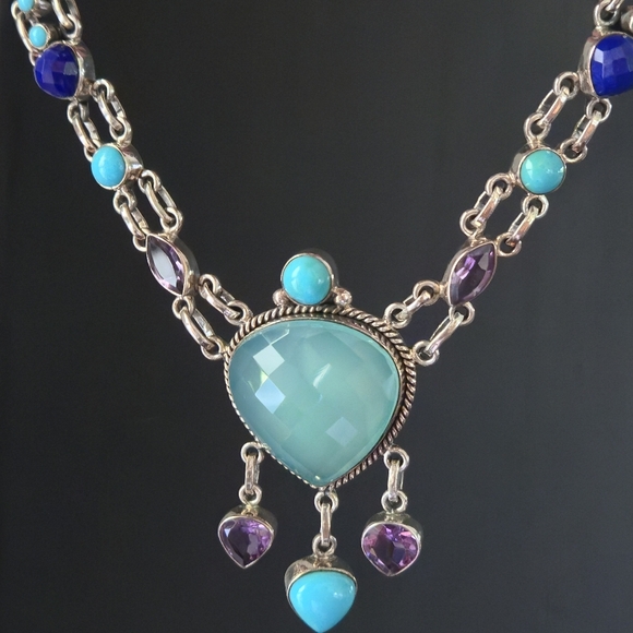 Nicky Butler | Jewelry | Nicky Butler 925 Sterling Silver Aqua ...